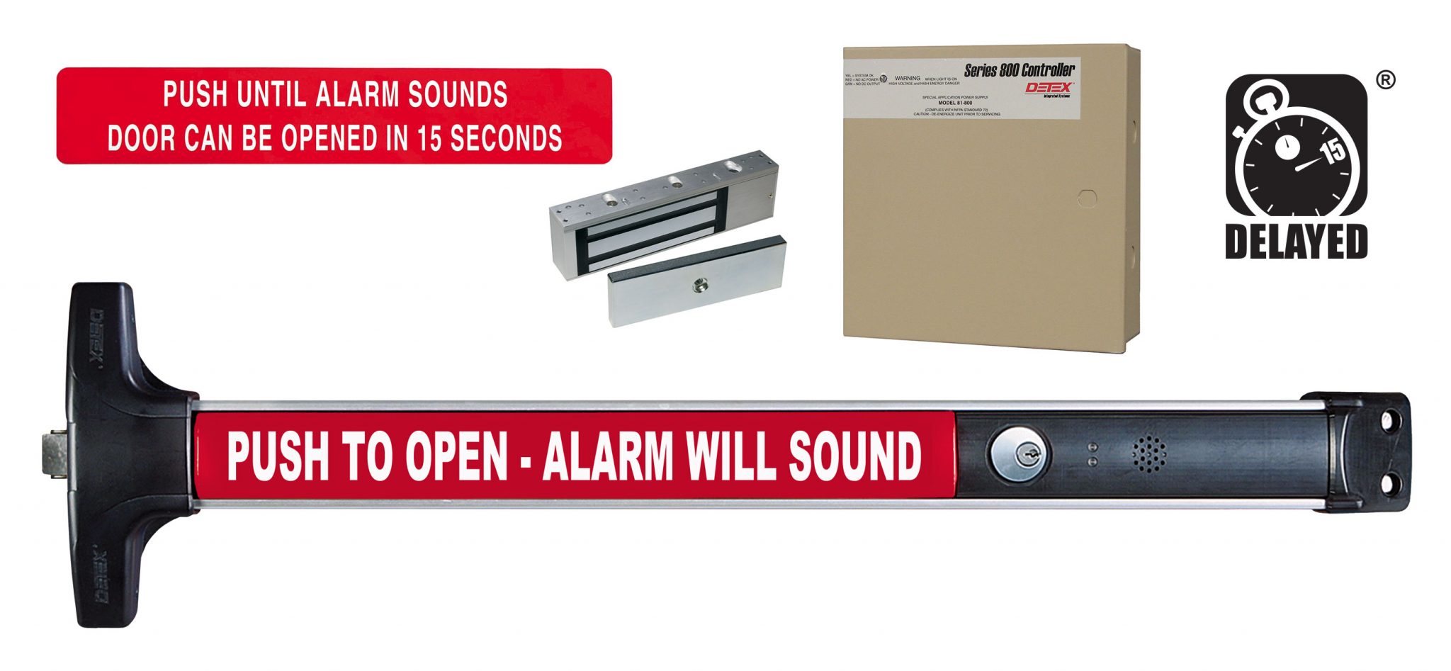 Delayed Egress with Magnetic Locking (EM) » Detex Corporation