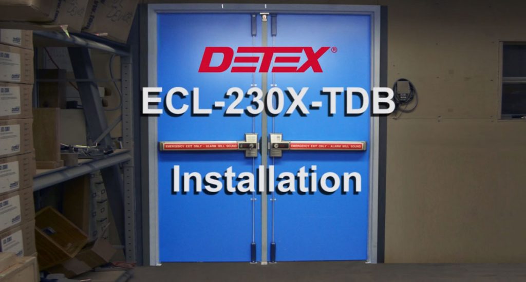 ECL-230X+3pt Bolt Installation » Detex Corporation