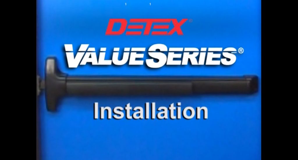 Value Series Installation » Detex Corporation